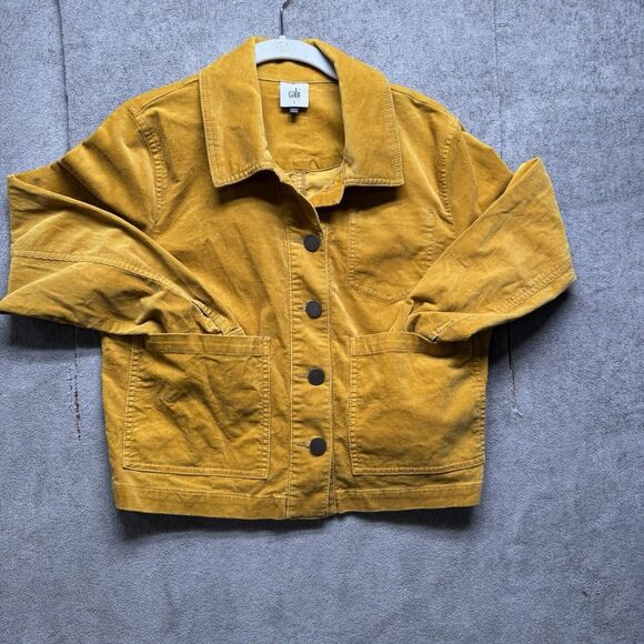 CAbi | Jackets & Coats | Cabi Womens Size Small Mustard Yellow Citizen ...